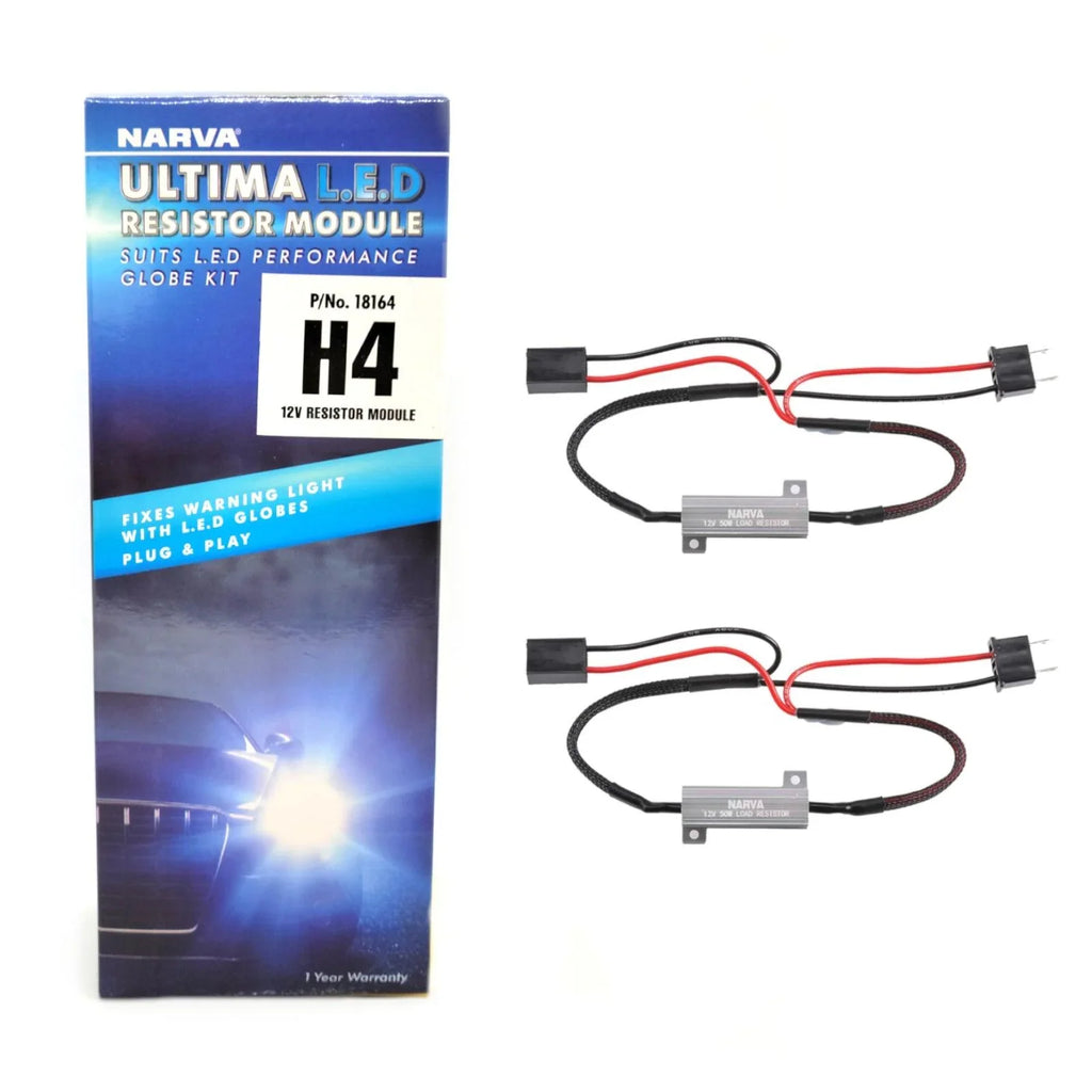 Narva H4 LED Resistor Module Kit 12V for LED Globes Pair
