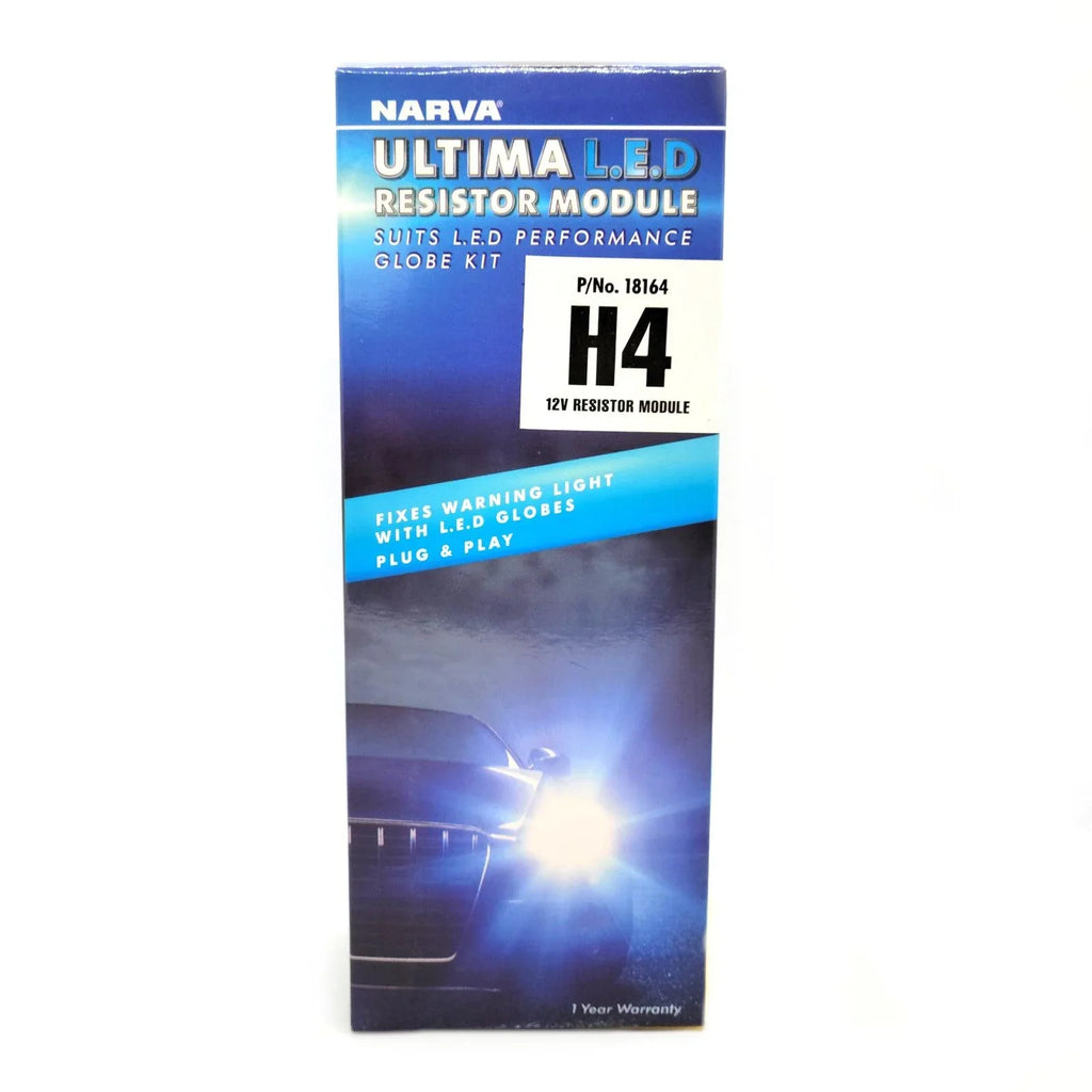 Narva H4 LED Resistor Module Kit 12V for LED Globes Pair