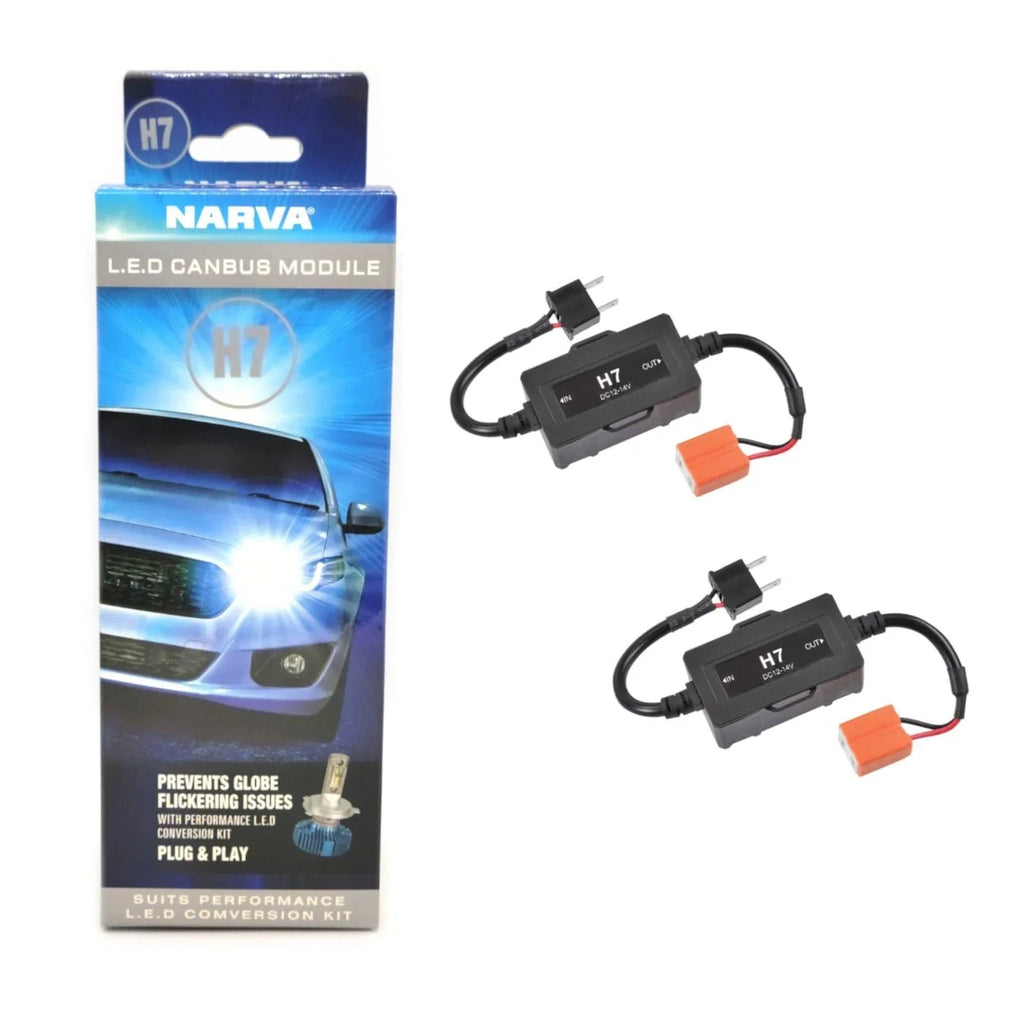Narva H7 LED Canbus Module Kit Pair for H7 LED Globes Pair