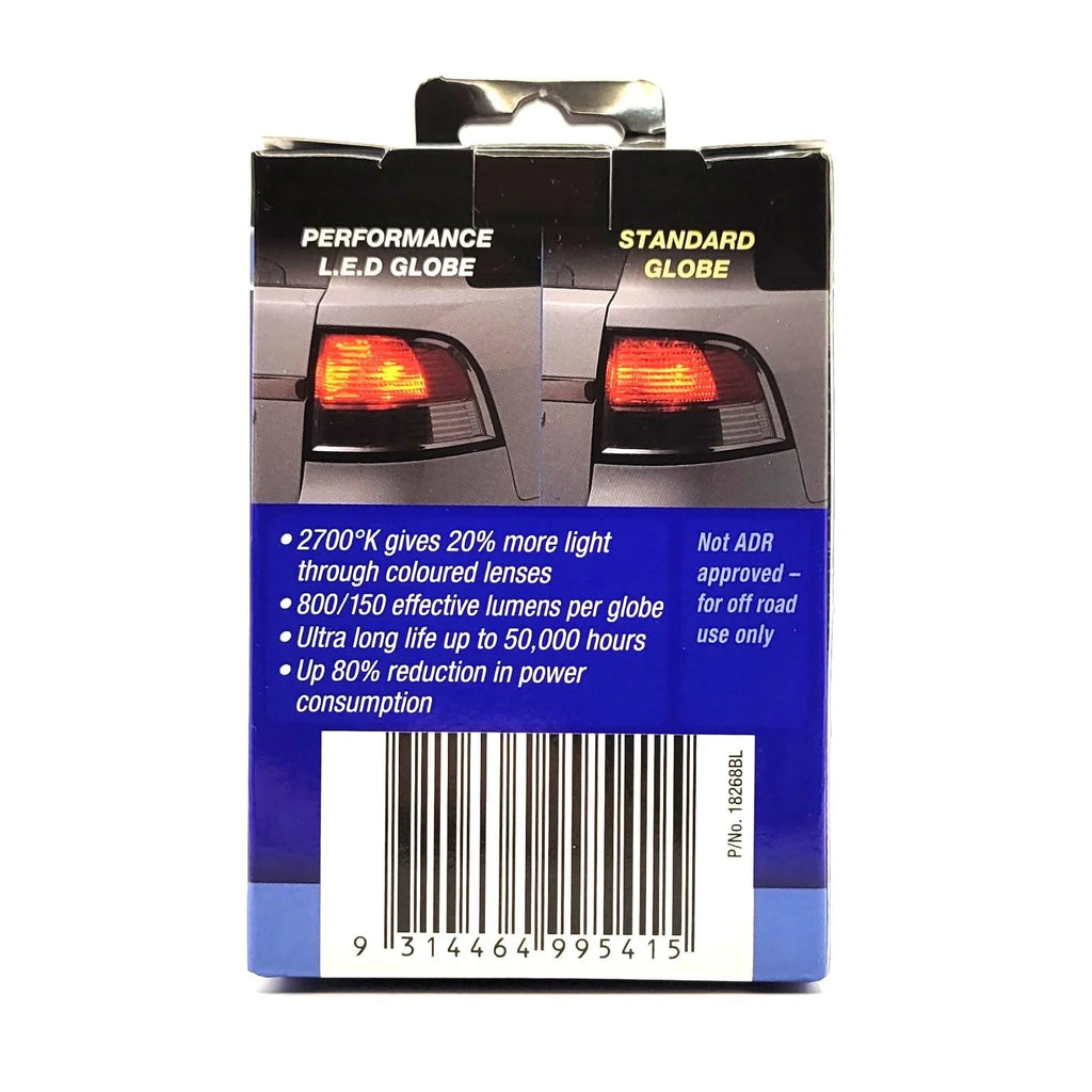 Narva LED T20 Globes T-20 W21/5W Wedge Globes GENIII