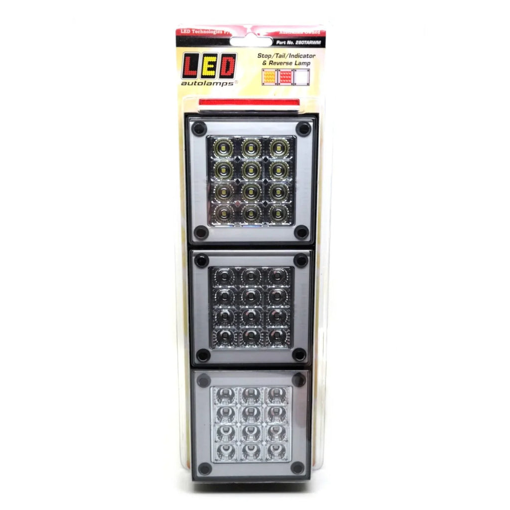 LED Autolamps Mini Jumbo LED Tail Lights Tinted Lens Stop Tail ...