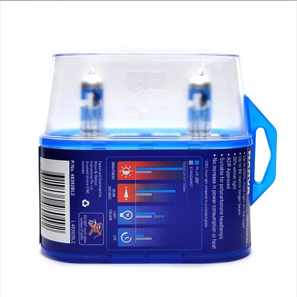 Narva H4 Halogen Globe Plus 200% Performance H4 12V 60/55W Pair