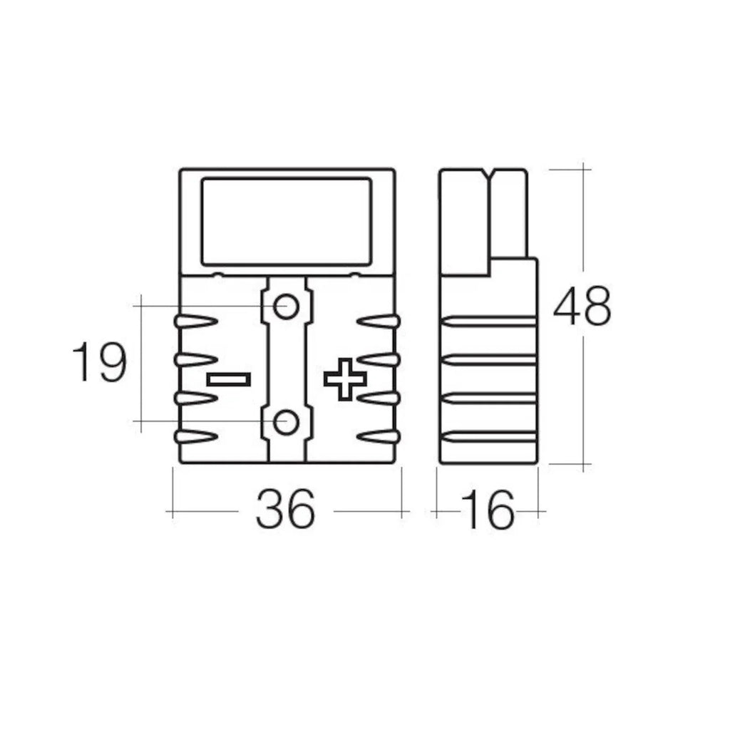 Narva Anderson Plug 50A Pair