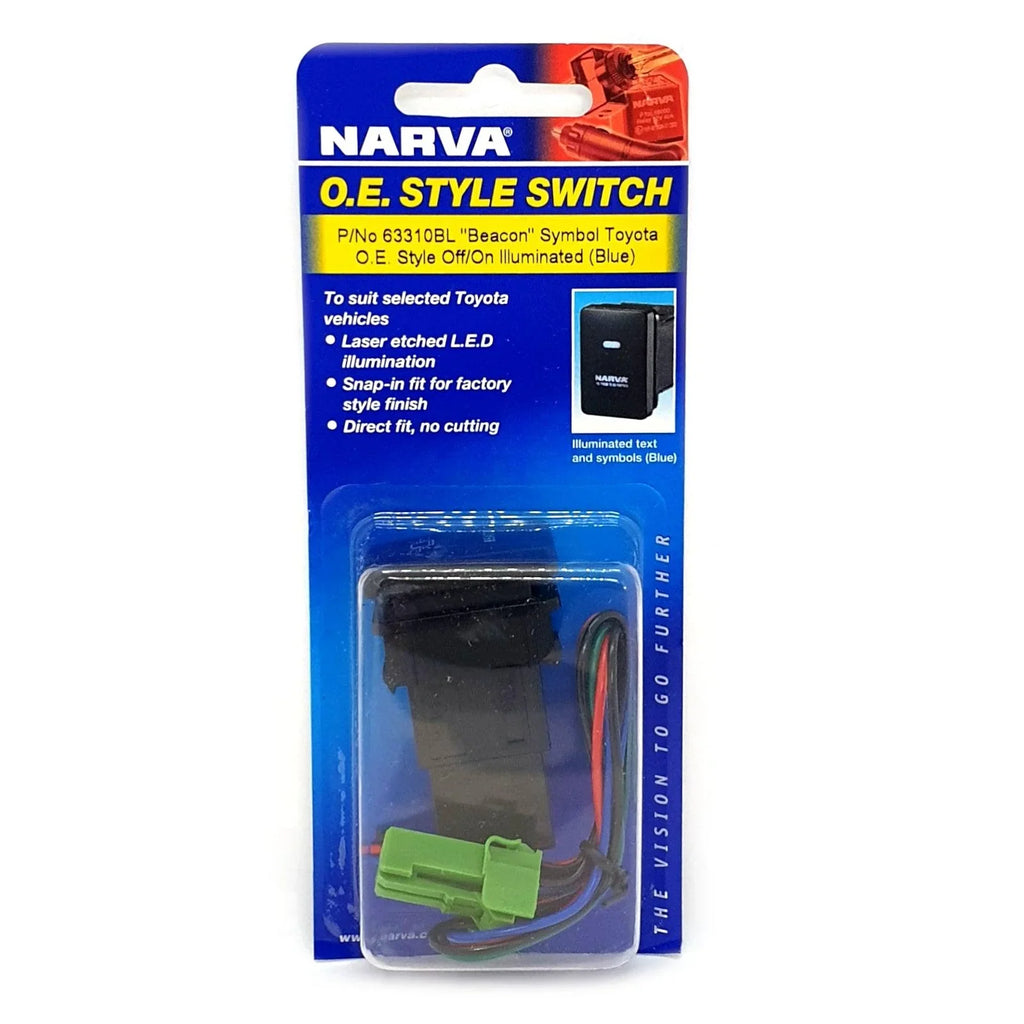 Narva LED Beacon Switch fits Toyota Prado 150 Series Landcruiser 2010 ...