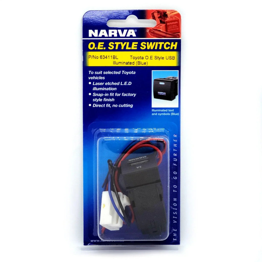 Narva USB Socket fits Toyota Prado 150 2019 - On Models