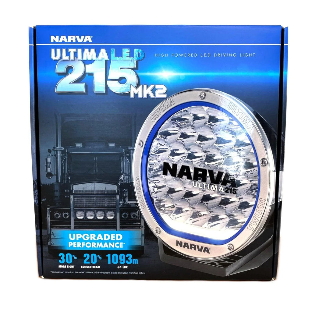 Narva Ultima 215 LED Driving Lights MK2 Silver Pair