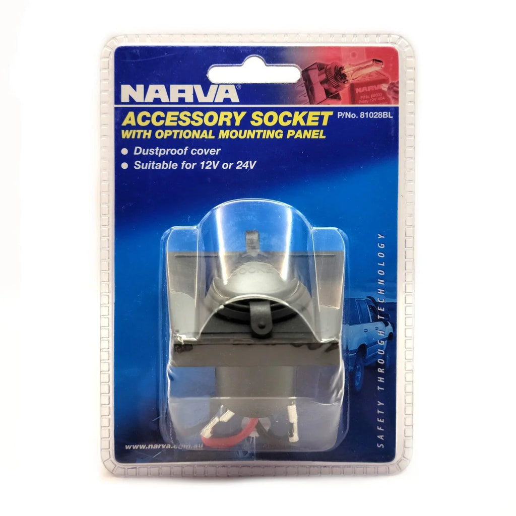 Narva Accessory Socket Pre Wired with Mount