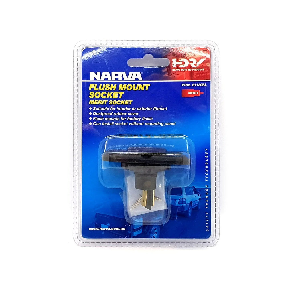 Narva Merit Socket Flush Mount Heavy-Duty