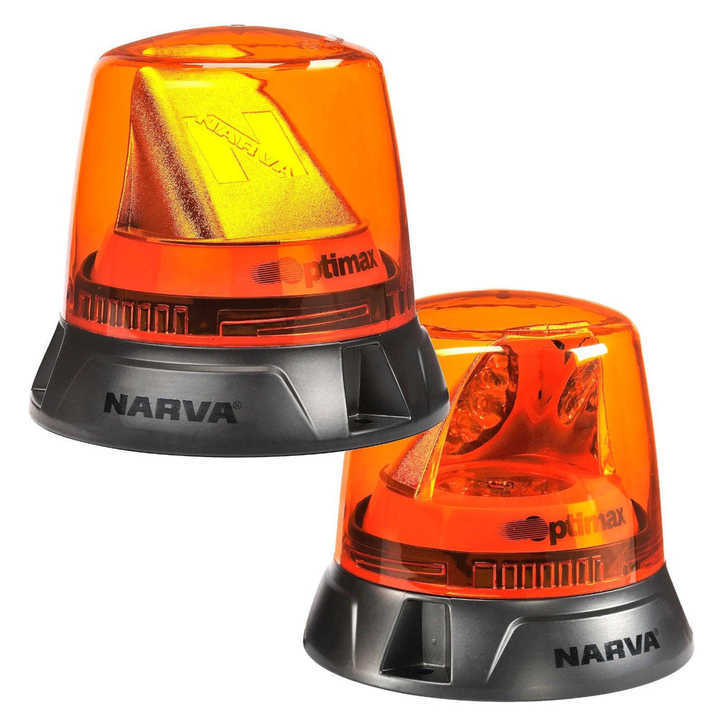 Narva Optimax LED Rotating Beacon Amber 10 to 33V Class 1 LED Pair