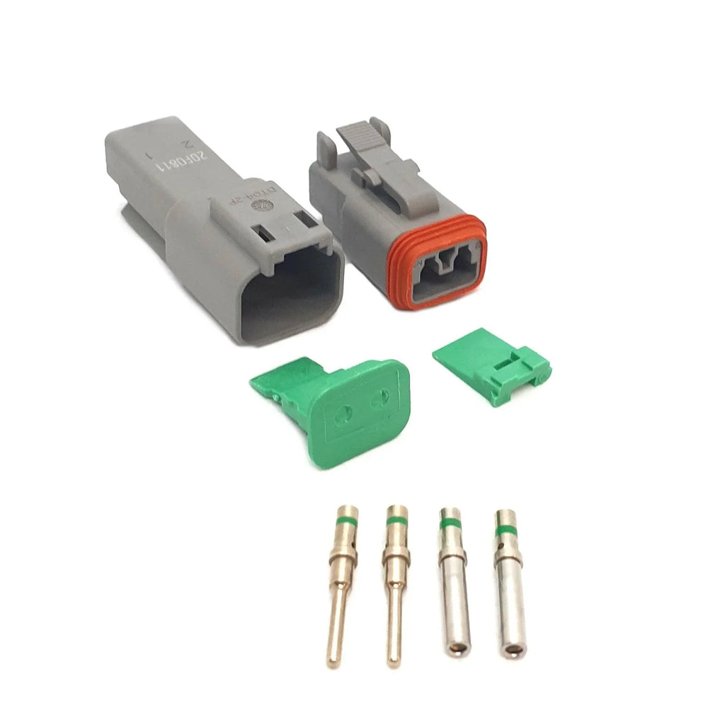Deutsch Plug 2 Pin Connector Kit Male & Female x 2