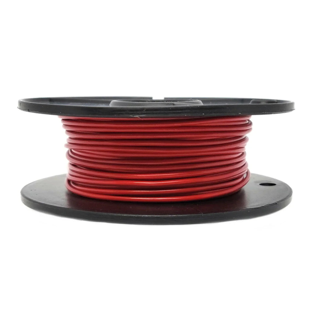3mm Single Core Automotive Electrical Wire 30m Roll Red 20 Amp