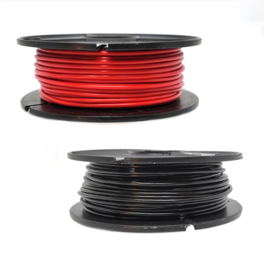 4mm Single Core Wire 30m Rolls Red & Black 28 Amp Australian Made