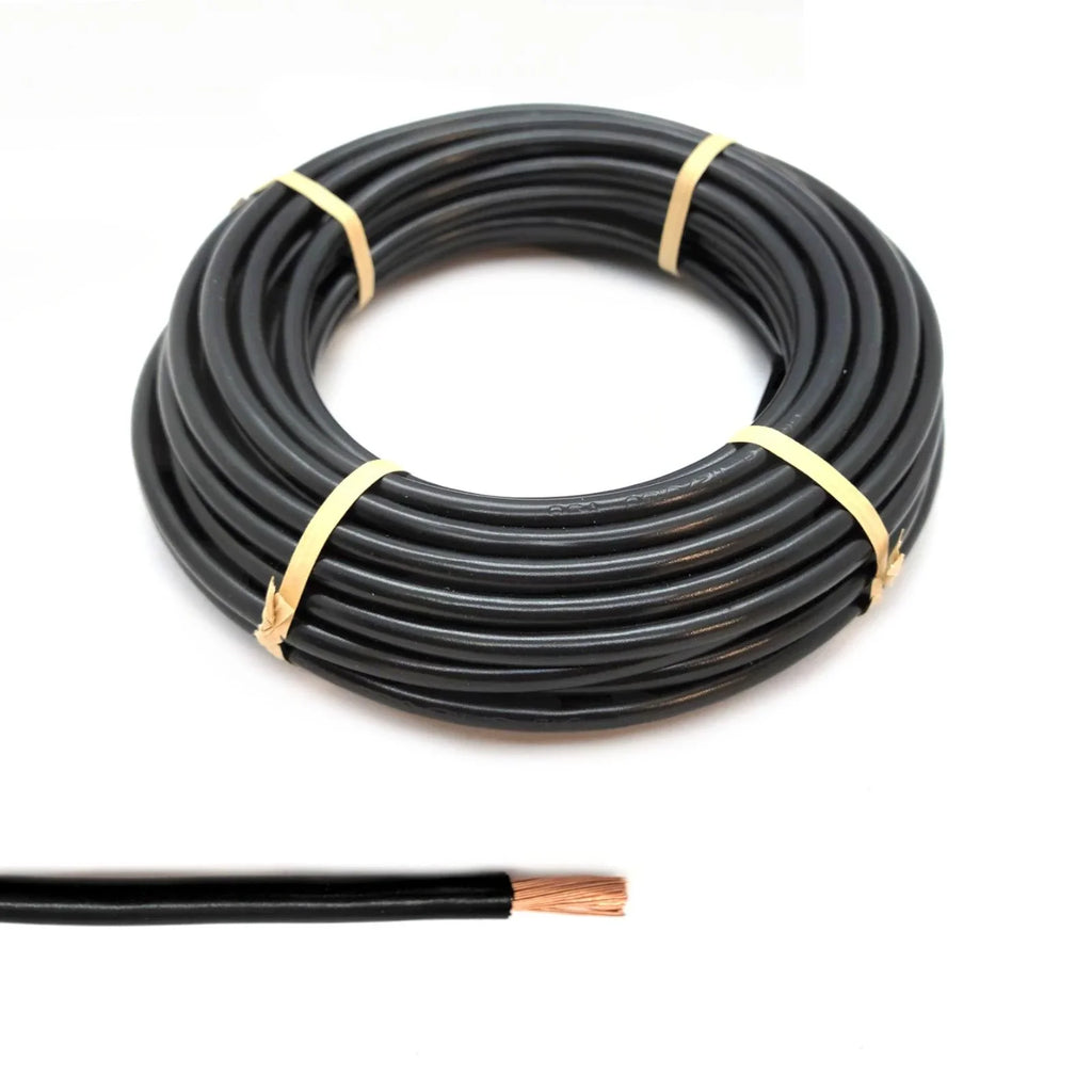 8 B S Cable Single Core 10m Roll Black 74 Amp Australian Made 8 AWG ...