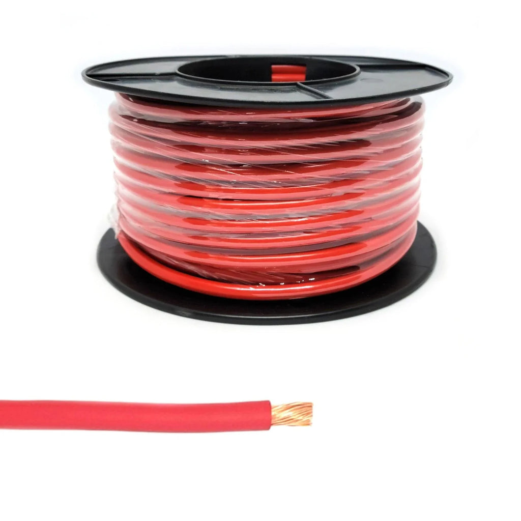 6 B&S Cable Single Core Red 103 Amp Australian Made 6 AWG Cable 6BS 30m ...