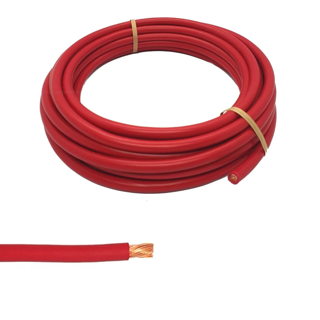 6 B S Cable Single Core 3m Roll Red 103 Amp Australian Made 6 AWG Cable ...