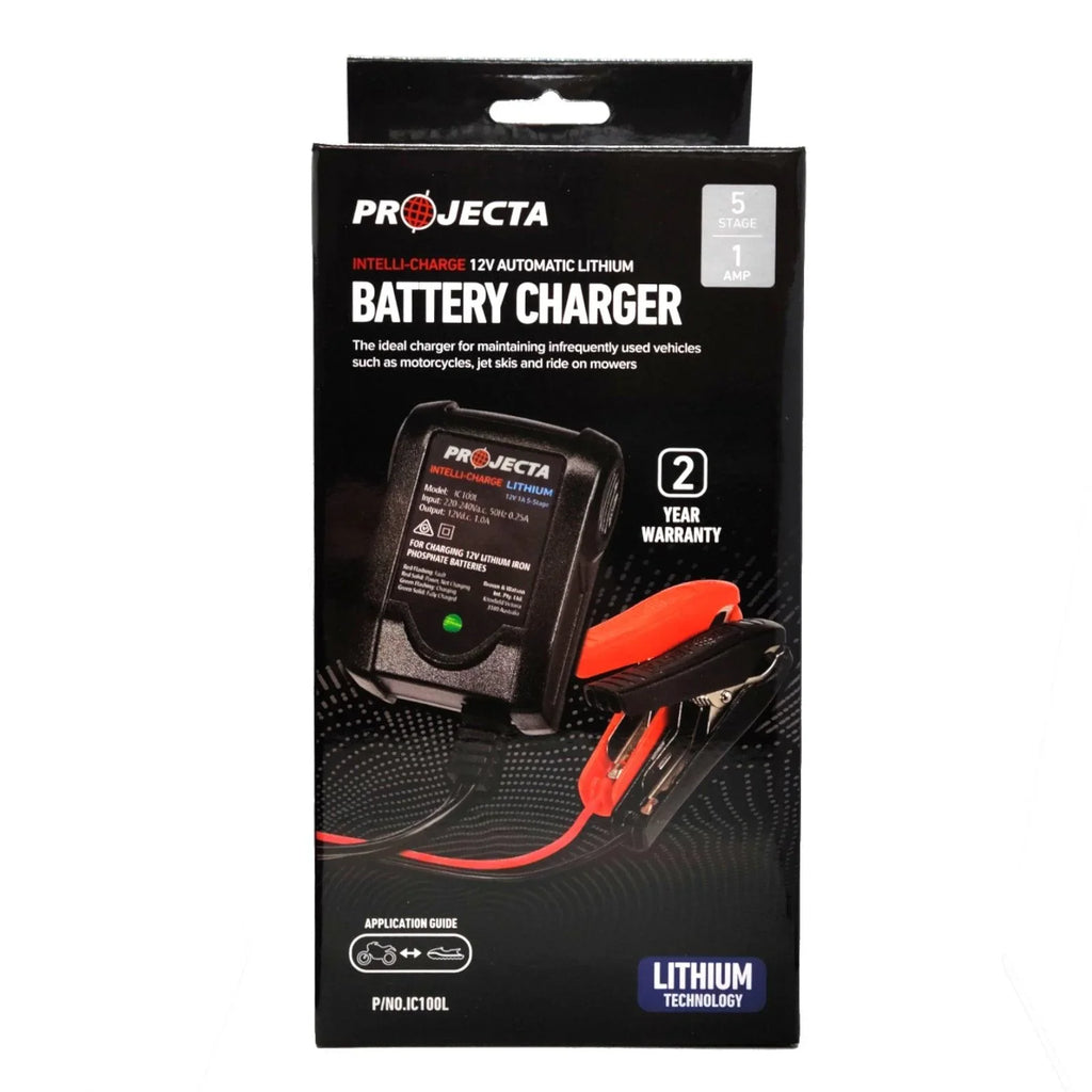 Projecta Lithium Battery Charger 12V 5 Stage Automatic 1 Amp