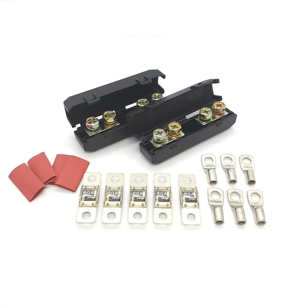Midi Fuse Kit 60 Amp to suit Redarc BCDC1240D Inline Fuse Kit 60A DC-DC ...