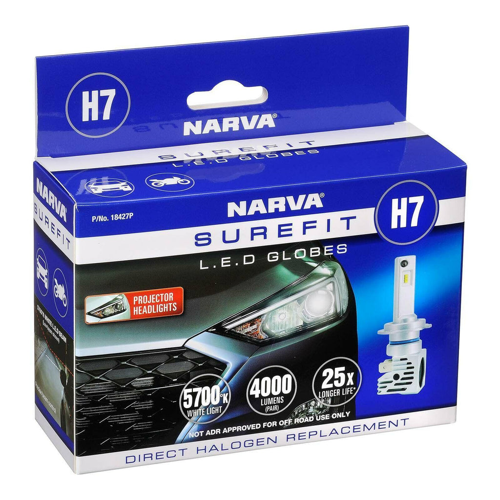 Narva H7 LED Globes for Projector Headlight Types